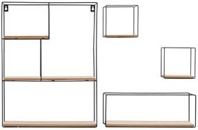 Tutumi Moderní dekorativní poličky  - Sada 4 ks