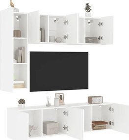 vidaXL 5dílná obývací stěna kompozitní dřevo [3216464] Barva: šedá sonoma