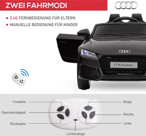HOMCOM dětské elektrické autíčko 12V dětské autíčko s dálkovým ovládáním 2.4G, hudba, elektrické autíčko se světlem, připojení USB/MP3, funkce zpětné…