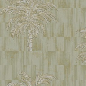 Luxusní  zelená vliesová tapeta s palmami, Z34936, Elie Saab 2
