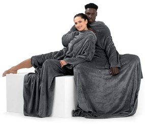 Deka s rukávy DecoKing Lazy uhlová