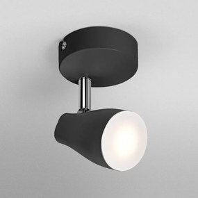 LED stropní svítidlo černé SPOT PEAR 4.3 W, teplá bílá