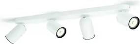 Philips Pongee bílá / Bodové svítidlo / 4x GU10 / 5,5W / bez zdroje /