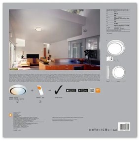Ledvance - LED Stmívatelné stropní svítidlo SMART+ MOON LED/24W/230V Wi-Fi