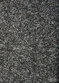 Metrážový koberec zátěžový Primavera Res 236 černý - šíře 4 m