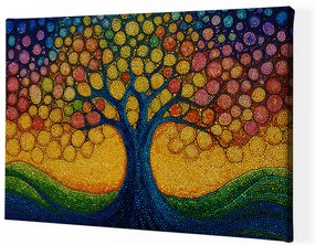 Obraz na plátně - Strom života Jemný rozkvět FeelHappy.cz Velikost obrazu: 40 x 30 cm