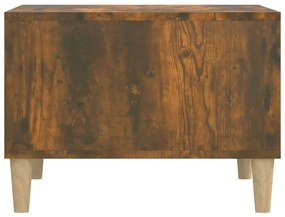 Konferenční stolek kouřový dub 60x50x36,5 cm kompozitní dřevo - Default Title