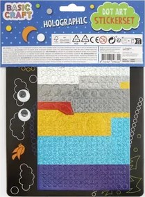 GRAFIX Mozaikový obrázek holografický Auto 22x18 cm / od 3 let