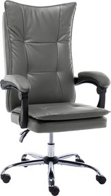 vidaXL Kancelářská židle umělá kůže [20351] Barva: antracitová