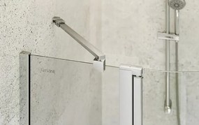 Cersanit Moduo, čtvrtkruhový sprchový kout 80x80x195cm, 6mm čiré sklo, chromový profil, S162-018