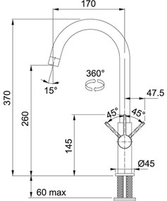 Set Franke CNG 611-62 TL/2 Kašmír + FP 0408.031