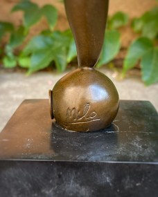 Moderní soška bronzová socha Vyrovnávací Žena