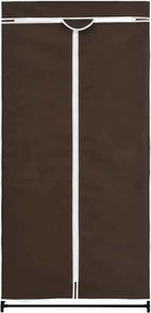 Šatní skříně 2 ks hnědé 75 x 50 x 160 cm 282442