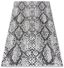 Dywany Luszczow Kusový koberec SISAL SION Hadí kůže 22162 ecru / černý Rozměr koberce: 200 x 290 cm