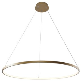 Moderní LED lustr Breno 80 zlatá