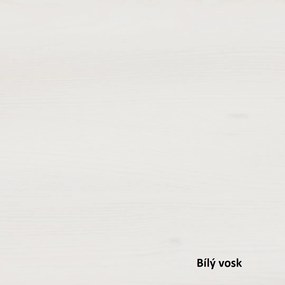 ARTEN Rustikální manželská postel POPRAD ACC04 - borovice (bílý vosk) Rozměry: 200x200 cm