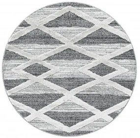 Ayyildiz koberce Kusový koberec Pisa 4709 Grey kruh - 200x200 (průměr) kruh cm