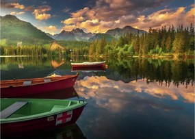 DINO Puzzle Štrbské pleso 66x47cm foto skládačka 1000 dílků v krabici dn532991