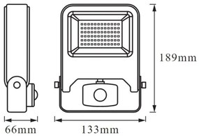 Ledvance - LED Reflektor se senzorem ENDURA LED/20W/230V IP44