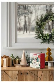 Yankee Candle Adventní kniha/kalendář 2025, votivní svíčka 12 ks, čaj.svíčka 12 ks + svícen