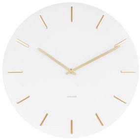 OnaDnes -20% Time for home Bílo zlaté nástěnné hodiny Torguen 45 cm