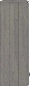 Nástavec na komodu HAMAR světle šedý 85 x 35 x 100 cm borovice 340507
