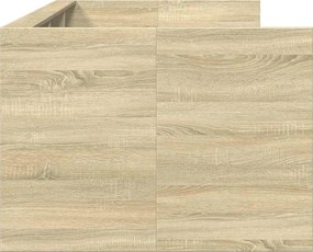 Válenda se zásuvkami bez matrace dub sonoma 90 x 200 cm 3280848