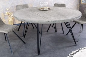 Jídelní stůl Scorpion 120cm mango šedý/ 43664