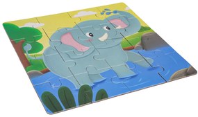 RKToys Magnetické puzzle Zvířátka – knížka na cesty
