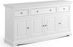 Massivo.cz Komoda Belluno Elegante 4.3, bílá, masiv, borovice