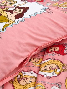 Sinsay - Bavlněná souprava povlečení Disney Princess - růžová