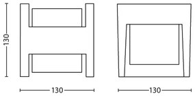 Philips 16459/93/16 - LED Venkovní svítidlo MYGARDEN ARBOUR LED/4,5W/230V IP44