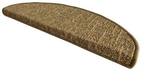Vopi Nášlapy na schody Alassio zlatohnědé půlkruh, samolepící - 24x65 půlkruh (rozměr včetně ohybu)