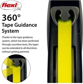 Flexi Giant L Professional pásek 10m černo-žluté / Vodítko