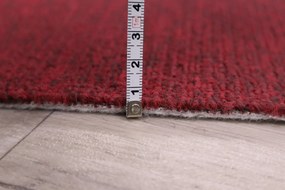 Vopi, Metrážový koberec Astra červená - neúčtujeme odřezky z role, na míru, šíře 2m,3m,4m, červená, ab (mřížka), chodba / předsíň