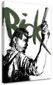 Gario Obraz na plátně Živí mrtví, Rick Grimes - Nikita Abakumov Rozměry: 40 x 60 cm