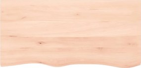 Koupelnová deska 100 x 50 x 2 cm neošetřené masivní dřevo 3156035