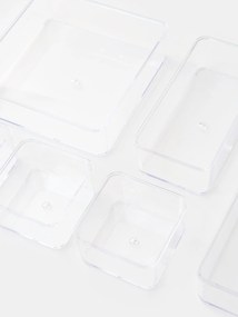 Sinsay - Sada průhledných organizérů 6 pack - clear