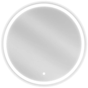 Mexen Gobi, LED kulaté koupelnové zrcadlo s podsvícením 70 cm, 6000K, ochrana proti zamlžování, 9801-070-070-611-00