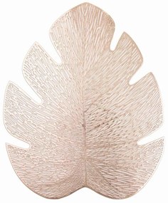 Spod Igły i Nitki Stolní podložka 44x36 Monstera leaf rose gold pod desky