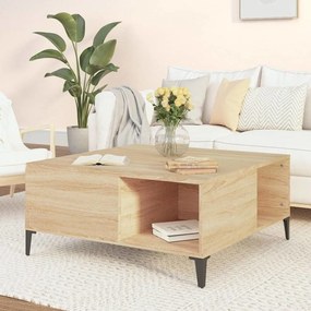 vidaXL Konferenční stolek 80 x 80 x 36,5 cm kompozitní dřevo [821103] Barva: hnědý dub