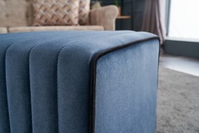 Atelier del Sofa Taburet Mona Puf - Blue, Modrá