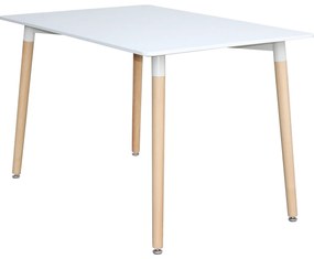 Jídelní stůl 120x80 UNO bílý