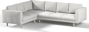 Potah na pohovku IKEA Norsborg rohová 5-místná barva šedá látka pletený vzor