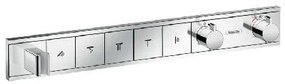 Hansgrohe RainSelect - Baterie pod omítku pro 5 spotřebičů, chrom 15358000