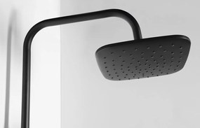 Aqualine, KERA sprchový sloup s připojením na baterii, černá, SL435