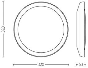 Philips - LED Stmívatelné stropní svítidlo PEBBLO LED/10W/230V 2700K černá