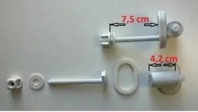 Cersanit Merida, toaletní sedátko pomalu padající z polyprepylenu, bílá, K98-0084