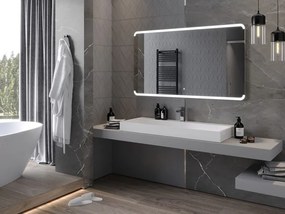 Mexen Nida osvětlené koupelnové zrcadlo 140 x 80 cm, LED 6000K, proti mlze - 9806-140-080-611-00