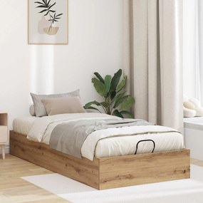 Ottoman postel Řemeslný Dub 75,5 x 190 cm Dřevěný materiál 3409308